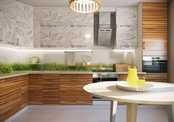 Eco-Style Køkken Interiør: Eksempler på design Design, Valg af farve og materiale, Dekoration, Møbler, Tilbehør, Foto, Video