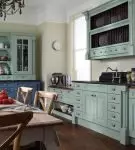 Modrá krajina v kuchyni
