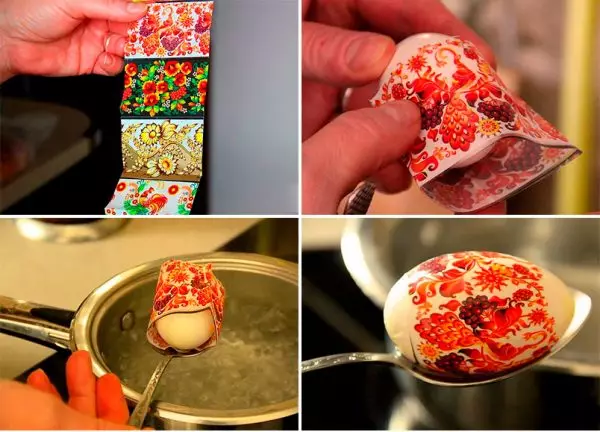 自分の手を持つイースターのためのオリジナルの卵：珍しくて美しく飾る、写真との装飾の考え