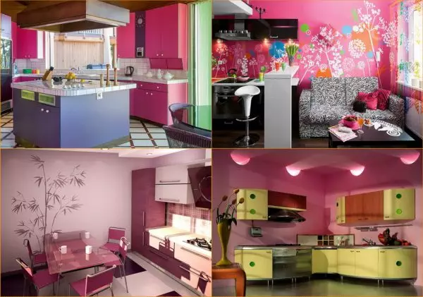Wall clearance in a pink interior