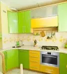 Cucina contorno colore brillante