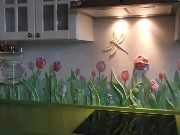 Fresco sur tablier de cuisine