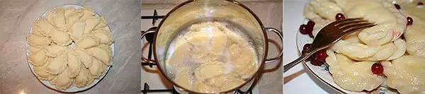कॉटेज चीज सह पाककला dumplings
