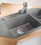 Granite hoeke sink
