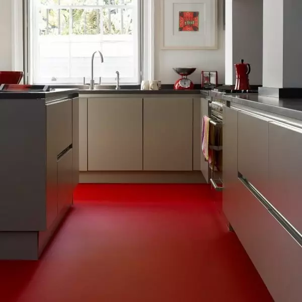 Linoleum i köket