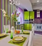 Violet-Salad Cociña-comedor interior
