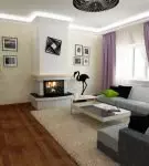 Podsvietenie strop okolo obvodu v obývacej izbe