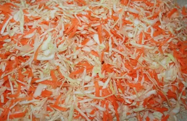 Catturato con cavoli di sale e carote