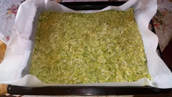 I-Coorger evela kwi-zucchini inhlama