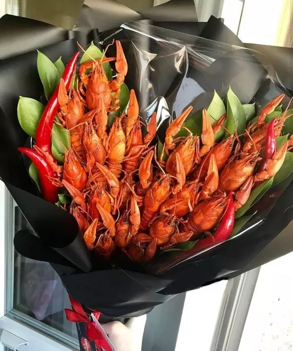 Bouquet ya crayfish
