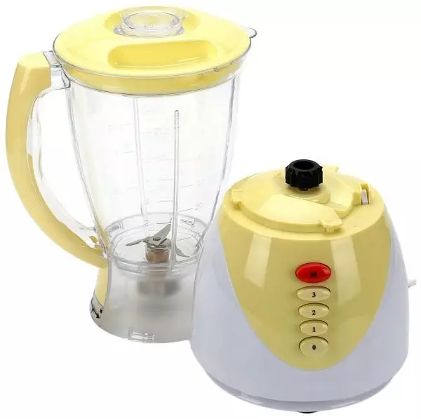 Blender na bakuli na kiwango cha kupima.