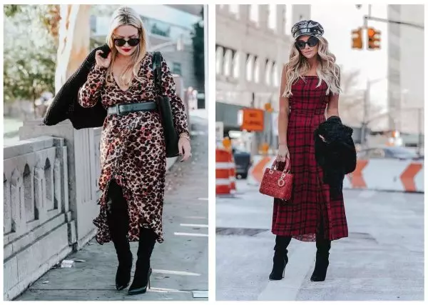Fashion 2019-2020, leopard en checkere jurk
