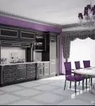 Extravagantný interiér kuchyne s Patinou