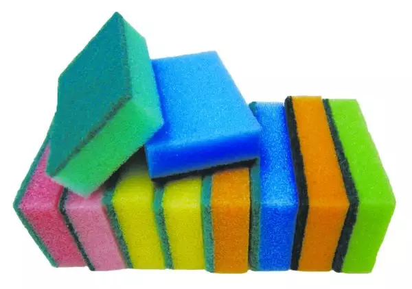 Dishwashing sponges.