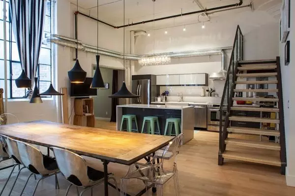 Muebles de cocina de loft