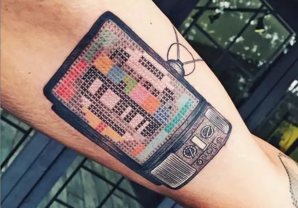Tattoo with TV
