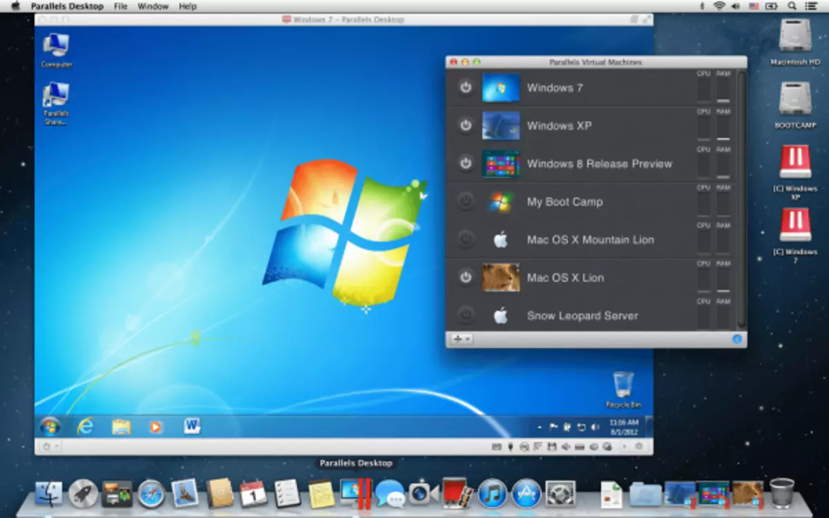 Windows Virtualization on Mac