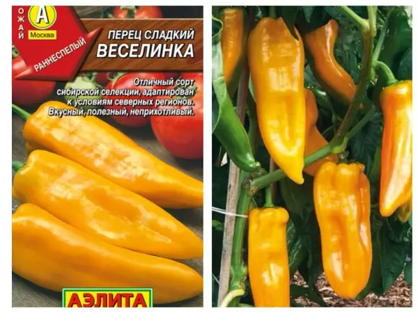 Перець сорти Веселинка