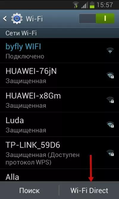 Wi-Fi Direkte
