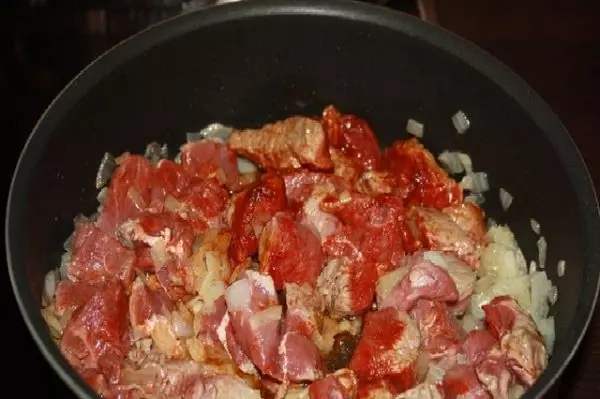 양파, 고기와 파프리카