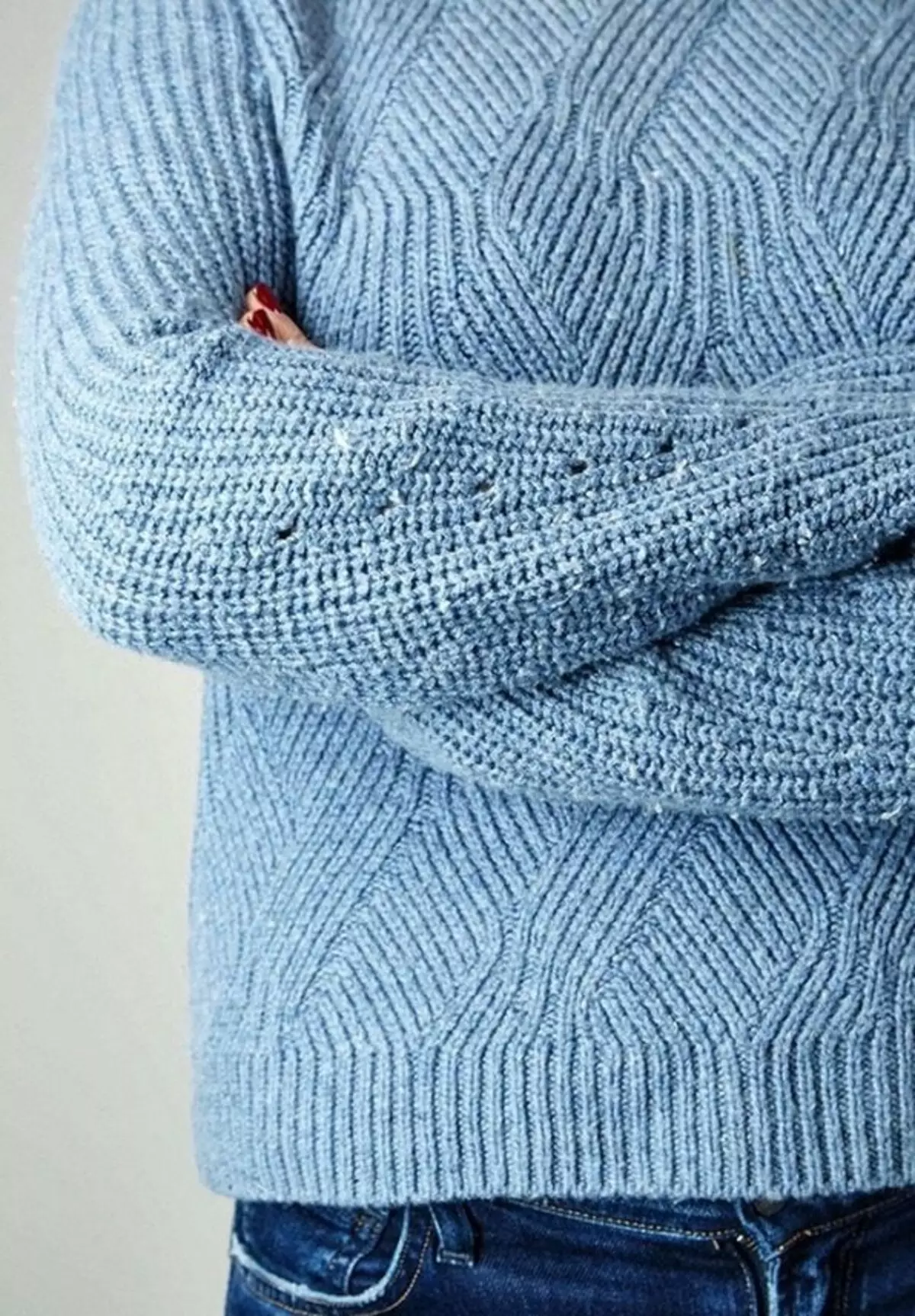 Mesterséges gyapjú pulóver