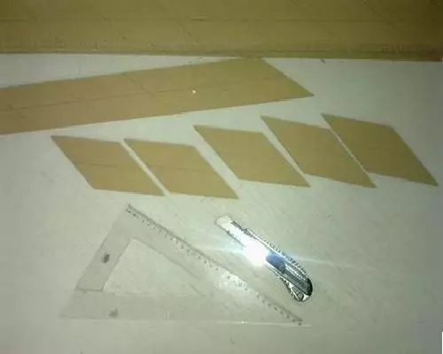 Rezanje od kartonskih dijelova