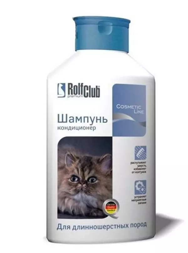 Shampoo ar gyfer Clwb Rolf Catiau Pori Hir