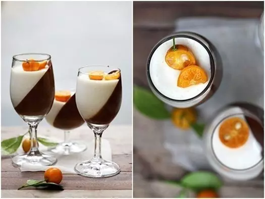 Orange Panna Skot s temno čokolado