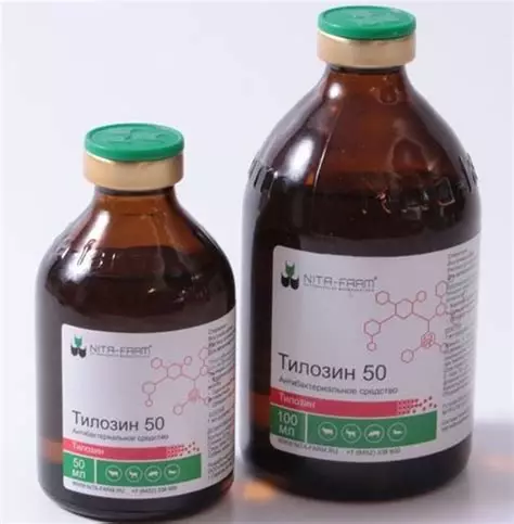 Tilozin-flesjes van het medicijn