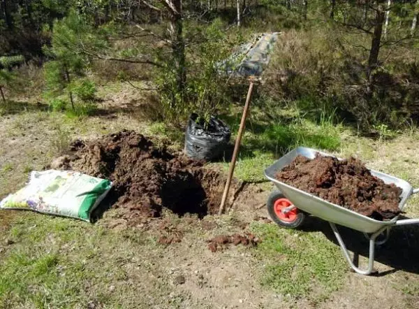 Preparation of landing pit