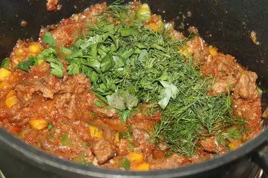 Chashuli со зеленчук