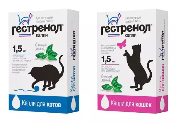 Geestrenol kanggo kucing: pandhuan kanggo nggunakake, tetes lan tablet, kesaksian lan kontraindikasi, ulasan, biaya lan analog