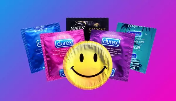 Kondomer fra latex.