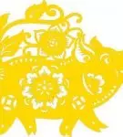 2019 పందుల కోసం అవుట్లైన్లు: టెంప్లేట్లు, విండోలో కట్ మరియు పేస్ట్ ఎలా 3430_16