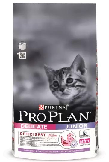 Proplan (Pro Plan) Katte til katte og killinger, steriliserede dyr: Anmeldelse, Sammensætning, Range, Plusser og Cons, Dyrlæge anmeldelser 3437_3
