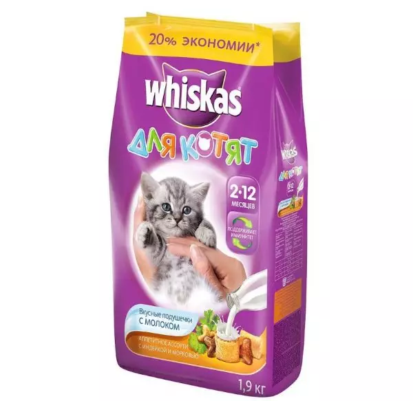 Whiskas kering untuk anak kucing