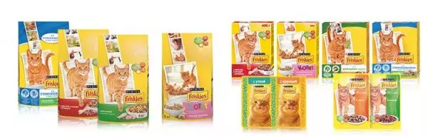 Assortment friskies.