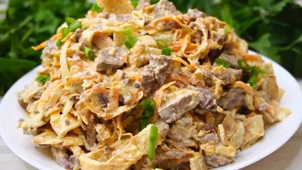 Passenger salad: nhanho-ne-nhanho yekubika nemifananidzo nemavhidhiyo 351_10