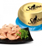 Sheba makanan kaleng klasik untuk kucing tuna berair dalam saus lembut