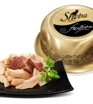 Sheba Fusion مواد غذایی کنسرو شده برای گربه Talint از مرغ و گوشت گاو