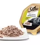 Konservai Sheba delicatesso serija Frickas su Turkija beshamel padaže
