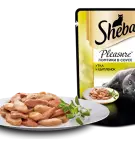 الغذاء الرطب sheba متعة بطة والدجاج