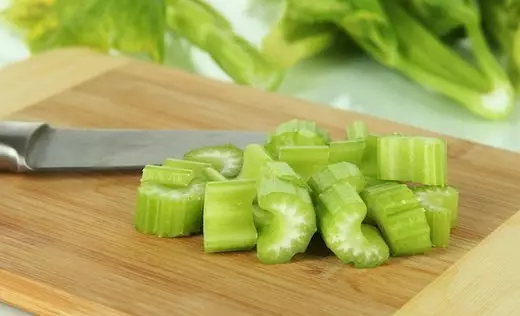 Sliced ​​celery