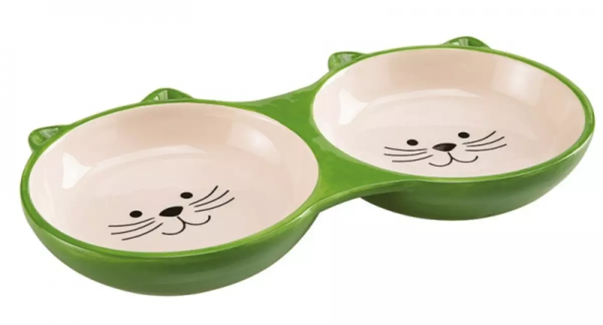 貓的陶瓷碗