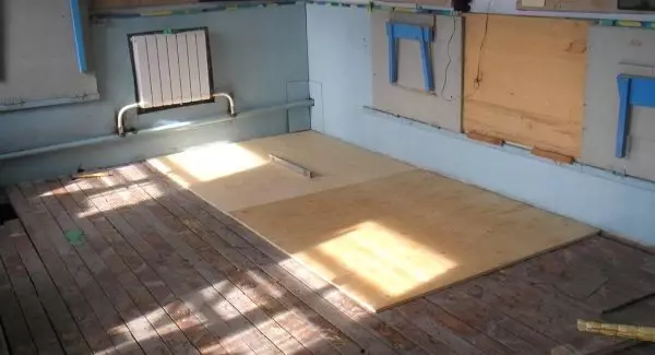 Plywood sheet sa sahig na gawa sa sahig