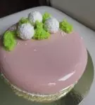 cake ທີ່ມີ biscuit décor