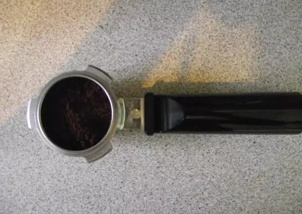 Filter met koffie