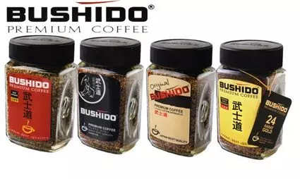 Leysanlegt kaffi Bushido.