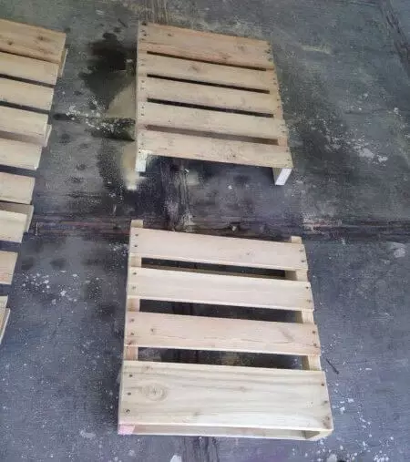 Cutted pallet