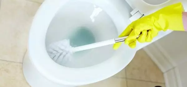 Cleaning the toilet of jarshik